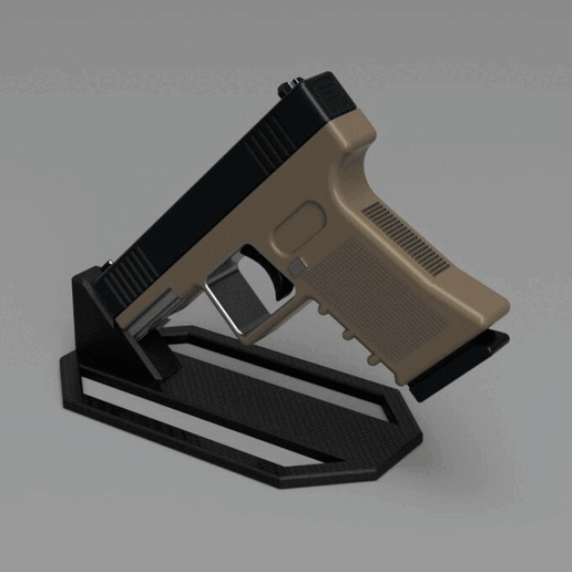 🔫 9mm Handgun Stand - Versatile 3D Printable | Customizable Design for ...