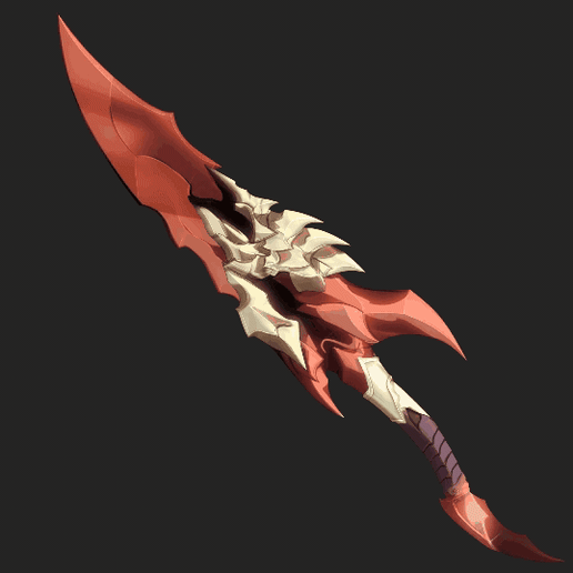 🗡️ Kamish Wrath Dagger | Solo Leveling・ STL File for 3D printing・Cults