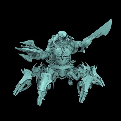STL file Demon Drider Mech 👹 ・Template to download and 3D print・Cults