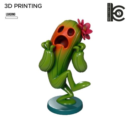 💐 Screaming Flower Creature・ STL File for 3D printing・Cults