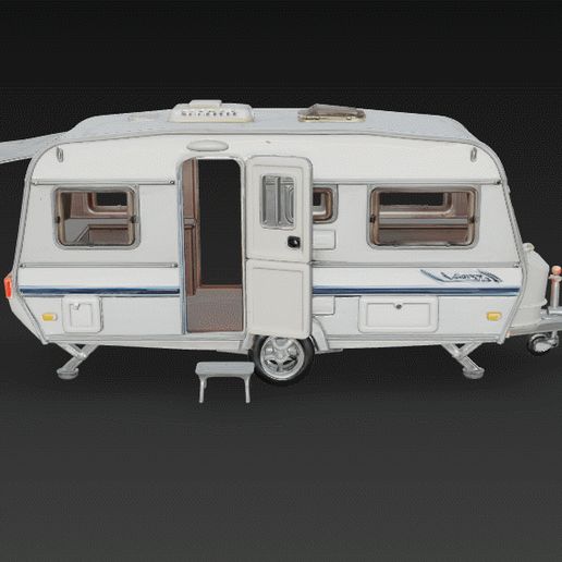 🎨 MINIATURE CARAVAN 1 IDEAL FOR DECORATION AND COLLECTIBLES・ STL File ...