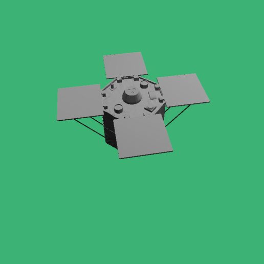 🛰️ Satélite ACRIMSAT – Modelo 3D educativo del observatorio solar de la ...