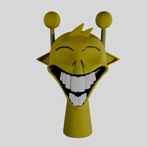 Файл STL SIMON HORROR SPRUNKI INCREDIBOX | Yellow Sprunki 3D Model STL ...