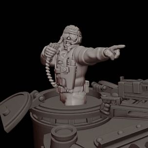 💂 TANK_COMMANDER-02_by_Ygreck・ STL File for 3D printing・Cults