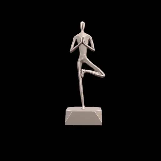 👨 Man Doing Yoga I305 Gift Bust Figure Unique & Detailed 3D Print Model ...