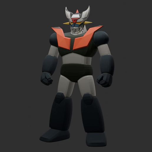 🤖 Classic style robot inspired by Mazinger Z - Original 3D print model ...