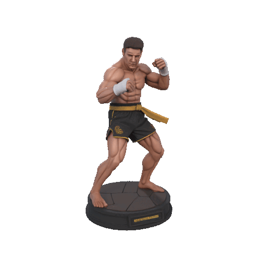 🥊 KICK BOXING FIGHTER・ STL File for 3D printing, Papercraft & Origami ...