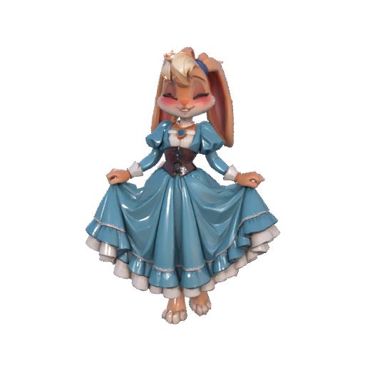👗 Lola in a Lovely Dress・ STL File for 3D printing・Cults
