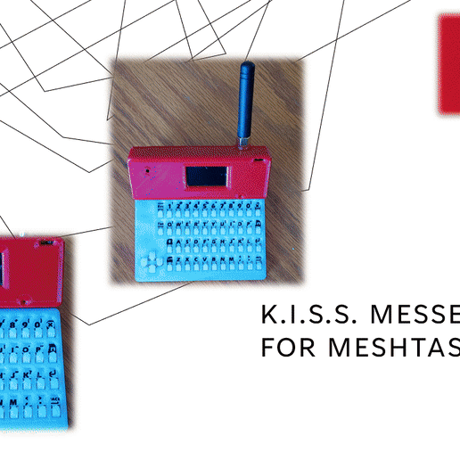 🔌 K.I.S.S. Meshtastic QWERTY Messenger v2 for T-Lora, CardKB and Piezo ...
