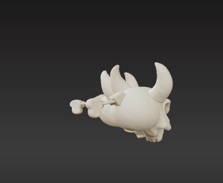 🐉 Functional Pokemon Fan Hair Clip - Weathered Bone Texture, Two-Piece ...