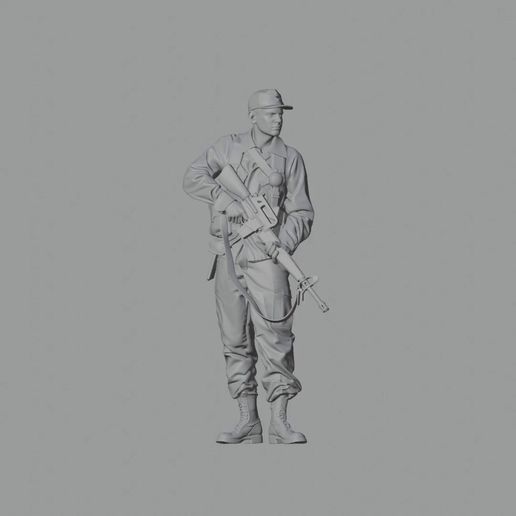 🫡 American Soldier Figure 3D Printable (STL)・ 3D File for 3D printing・Cults
