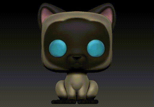 OBJ 文件 Funko cat / Gatito estilo Funko Pop / Funko Pop Pet 🐱 ・可下载 3D 打印 ...