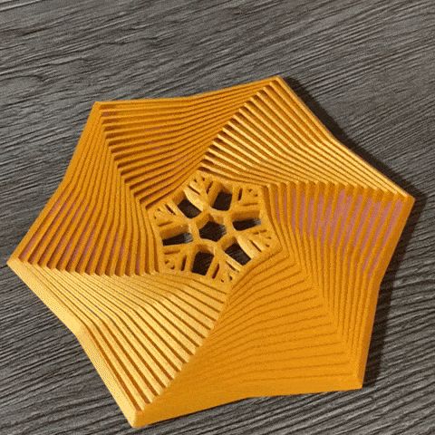 Free STL file Print-In-Place Telescoping Christmas Snowflake 🎄 ・3D ...