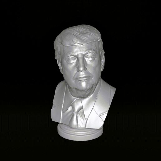 Archivo STL 3D Printable Bust of President Donald Trump - STL Filesfor ...