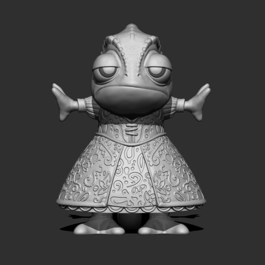 👸 Pascal Tangled - Tangled - Disney - Camaleon - 120mm・Fichier STL pour ...