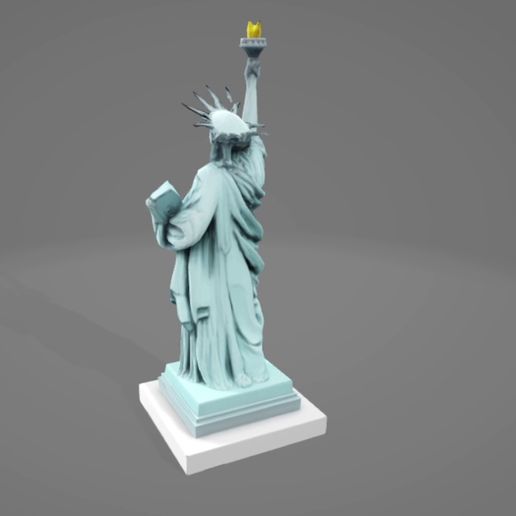 🗽 statue of liberty・ STL File for 3D printing・Cults