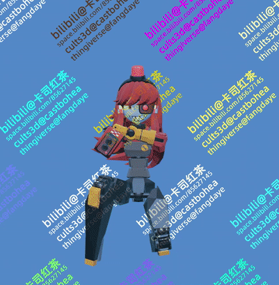 🦸 Mimi Sentry LUCKY 13 Jointed Figure・Free STL File for 3D printing・Cults