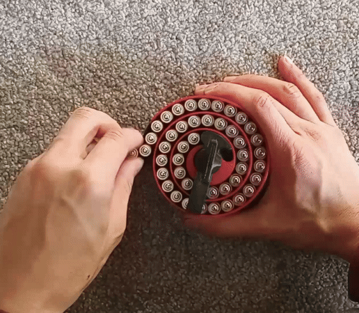 🔋 Improved High-Capacity AAA Battery Drum Magazine - working!・ 3D File ...