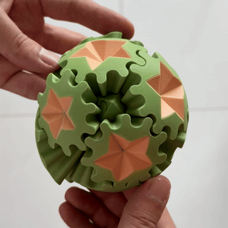 ⭐ Star Gear Ball・ 3D File for 3D printing・Cults