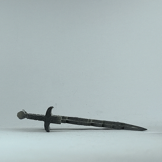 TEXT FLIP - SWORD 2.0🗡️・Free STL File for 3D printing・Cults