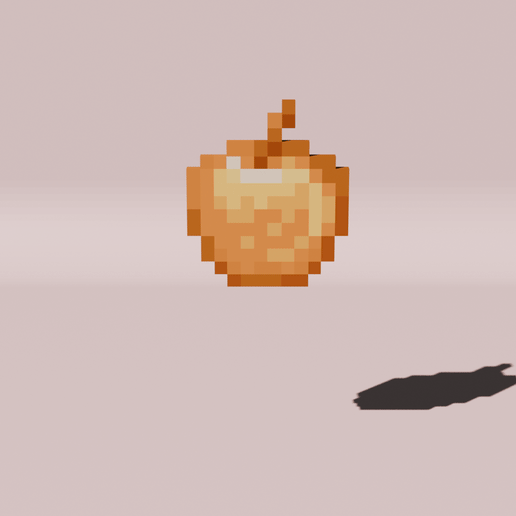 🍎 Golden Apple Minecraft・ STL File for 3D printing・Cults