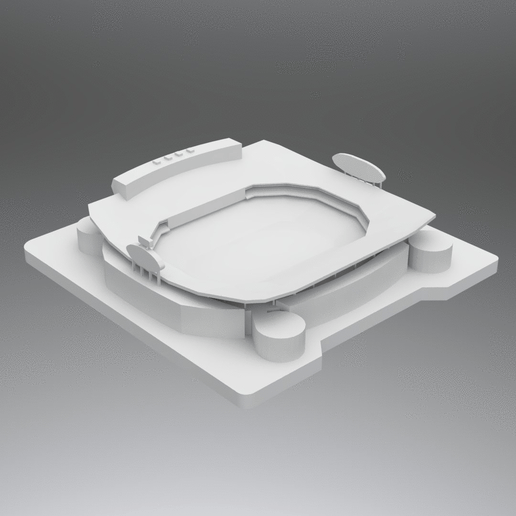 🏟️ ARROWHEAD STADIUM (KANSAS CITY CHIEFS)・ STL File for 3D printing・Cults