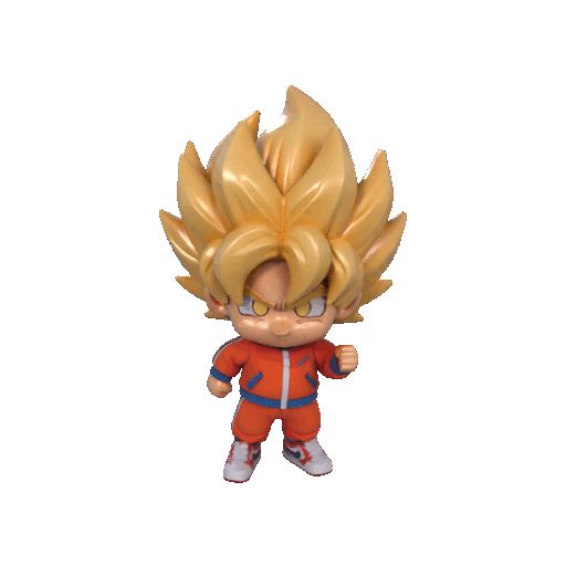 👾 goku urban chibi・ STL File for 3D printing・Cults