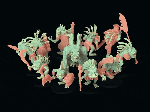 🎲 The Murloc Pack・ STL File for 3D printing・Cults
