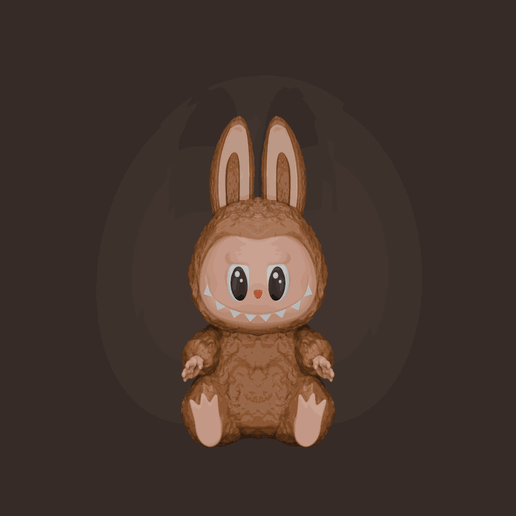 🎨 labubu・ STL File for 3D printing・Cults