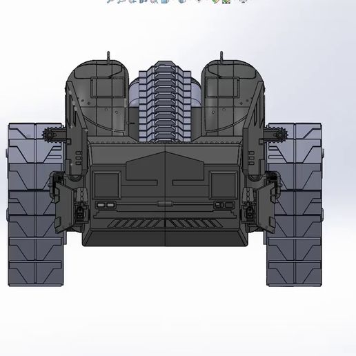 🪖 The Dark Knight Returns Bat-Tank・ 3D File for 3D printing・Cults