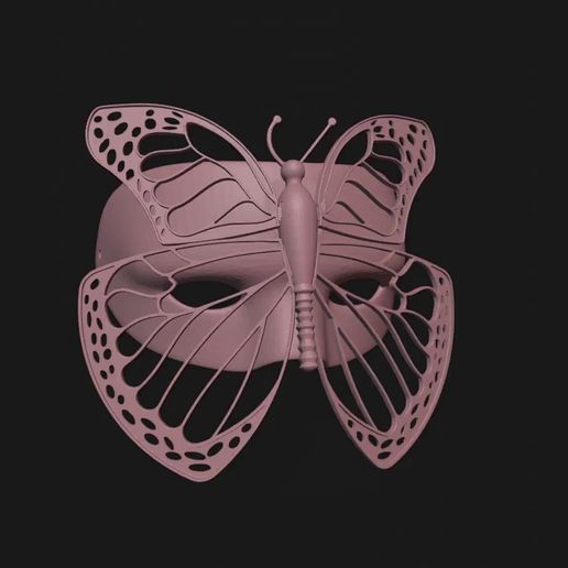 STL file Butterfly Mask - STL Printable 🦋 ・3D print design to download ...