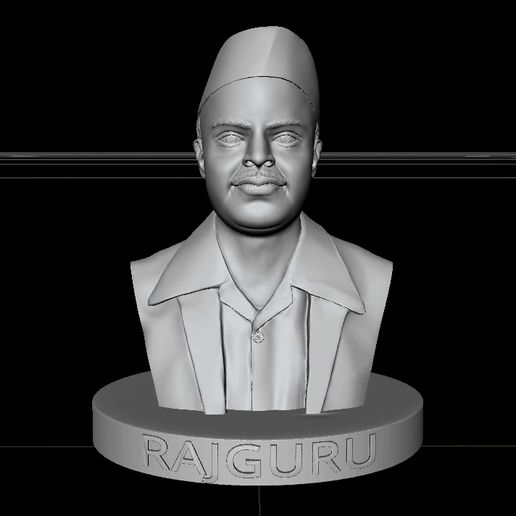 OBJ file Shivaram Rajguru 👫 ・Model to download and 3D print・Cults