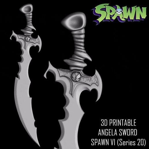 STL file 3D PRINTABLE MALEBOLGIA SEVERED HEAD AND ANGELA/SPAWN SWORD 🗡️ ...