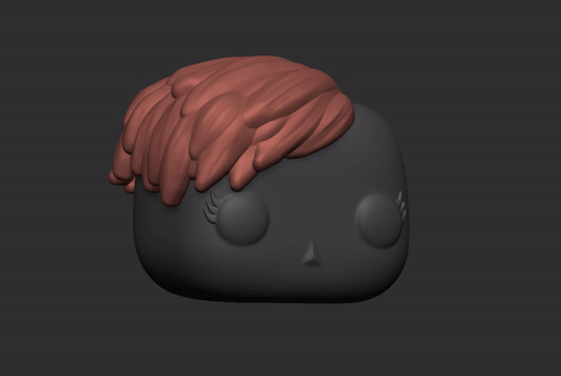 arquivo STL Funko hair - cabello 4 💇 ・design de impressão 3D para ...