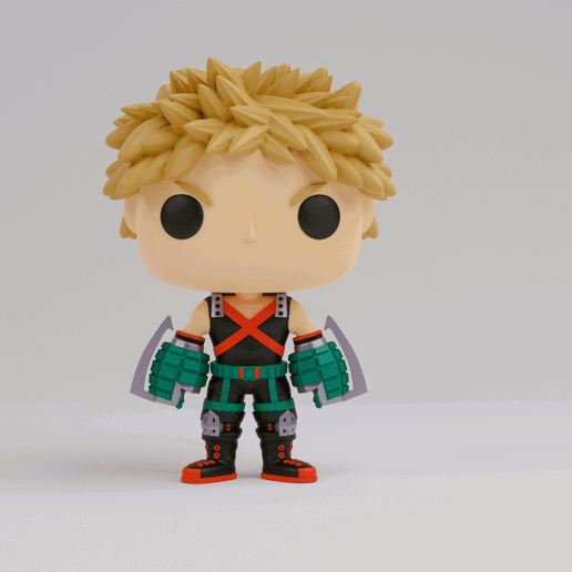 🆓 bakugo funko model from my hero academia・ STL File for 3D printing・Cults