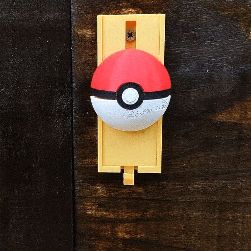 🔑 Pokeball key hanger - Pikachu・ STL File for 3D printing・Cults