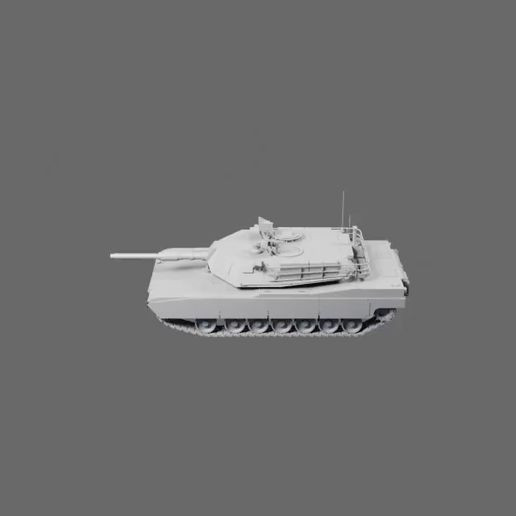 🪖 M1A2 Abrams US Tank – 3D Printable Military Tank Model・ STL File for ...