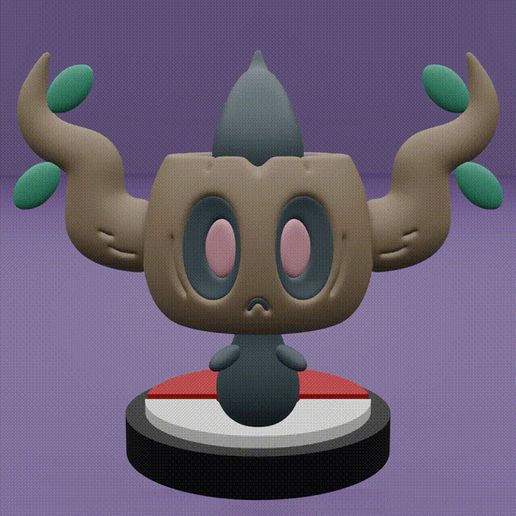 🐉 Pokemon No. 708 Phantump・ STL File for 3D printing・Cults