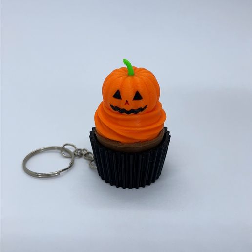 🧁 CLICKER CUPCAKE PUMPKIN [STL / 3MF MULTICOLOR].・ 3D File for 3D ...