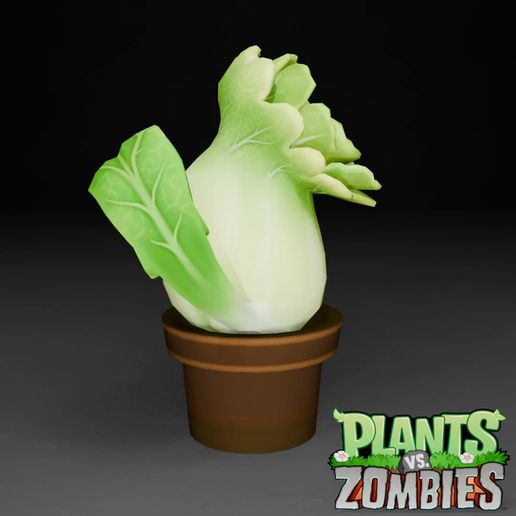 🎮 Bonk Choy from Plants vs. Zombies / Plants vs. Zombies Bonk Choy ...