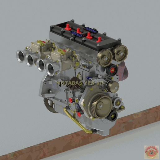🚙 FORD RS 1.6 BDA - ENGINE・ STL File for 3D printing・Cults