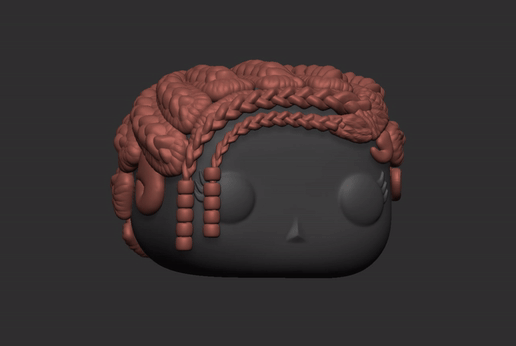 STL file Funko hair - hair 8 💇 ・3D printing template to download・Cults