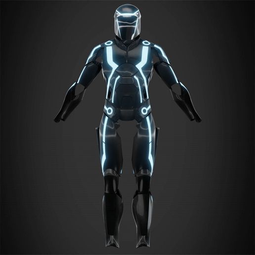 💾 Tron Legacy Sam Flynn Armadura Completa y Disco para Cosplay・Archivo ...