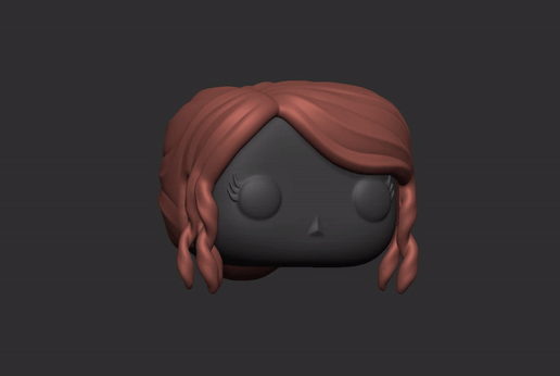 Archivo STL Funko Hair Cabello 36 💇 ・Modelo para descargar y imprimir ...