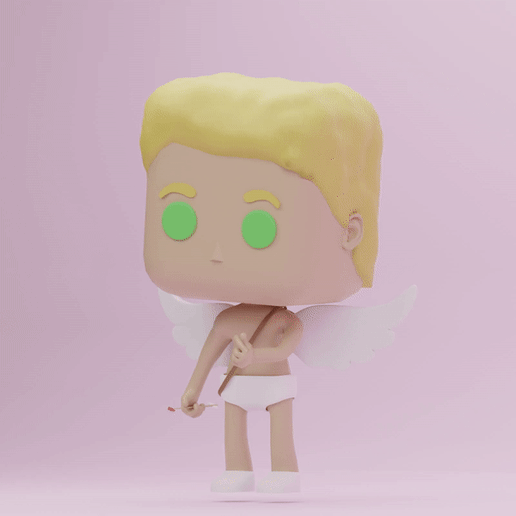 🆓 Cherub - Cupid POP・ STL File for ・Cults