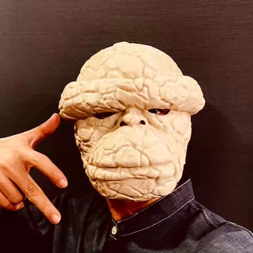 🎬 The Thing Head Wearable - Fantastic Four Movie 2025 -Marvel Comics ...
