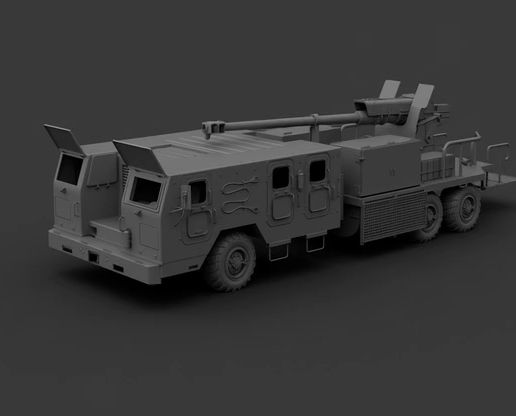 🚚 Cuban Army SPG: Jupiter V・ STL File for 3D printing・Cults