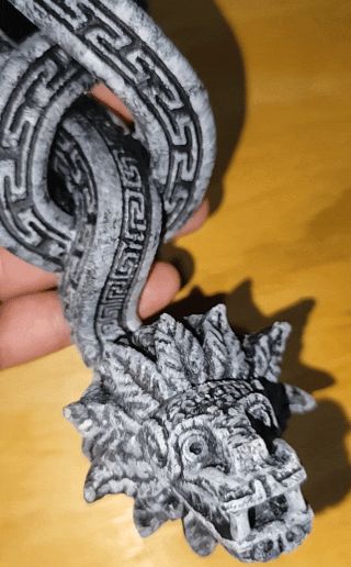 🐍 Aztec Dark Mark (wall decoration)・ STL File for 3D printing・Cults