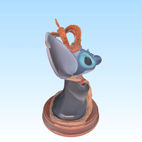 OBJ file King Stitch – The Mischievous Monarch 🤴 ・3D printable model to ...