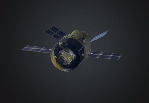 3D file COS Satellite Stl Obj Glb for 3D Printer 🛰️ ・Design to download ...